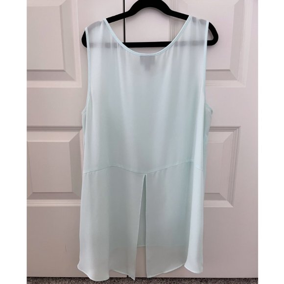 Mossimo Supply Co. | Tops | Sheer Split Back Top | Poshmark